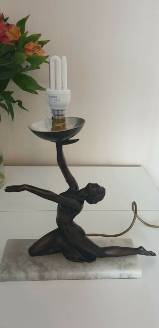 Art Deco Lady Lamp - Sold Auction Prices & Past Sales | Avaluer Price Guide