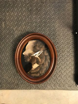 Mourning Hair Shadow Box Dated | #100920