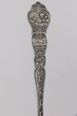 Alaska Yukon Pacific Expo Alaska Building Sterling Silver Souvenir ...