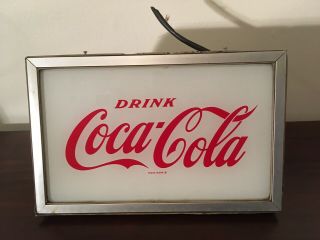 VINTAGE 1960S COKE COCA COLA SODA POP METAL ADVERTISING SIGN 36X24 ...